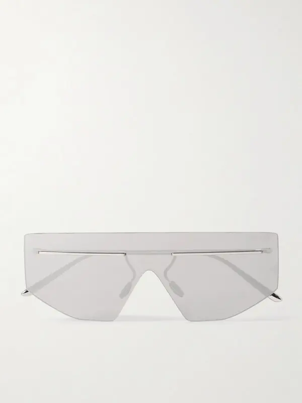 Prada Rimless D-frame Sunglasses