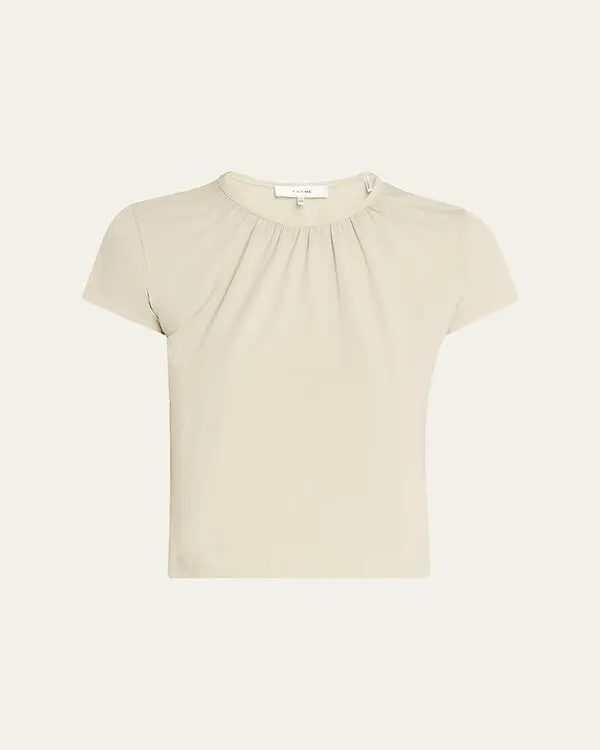 FRAME The Gathered Tee - Soft Mint