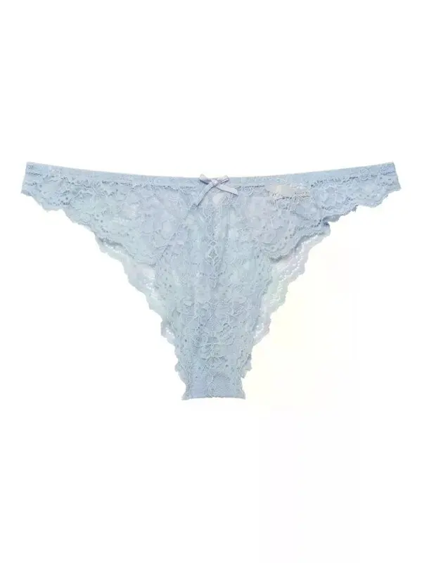 Fleur Du Mal Bianca Briefs - Blue