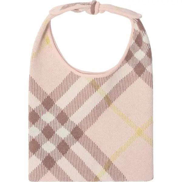 Burberry Check Tie Shoulder Bag - Shell