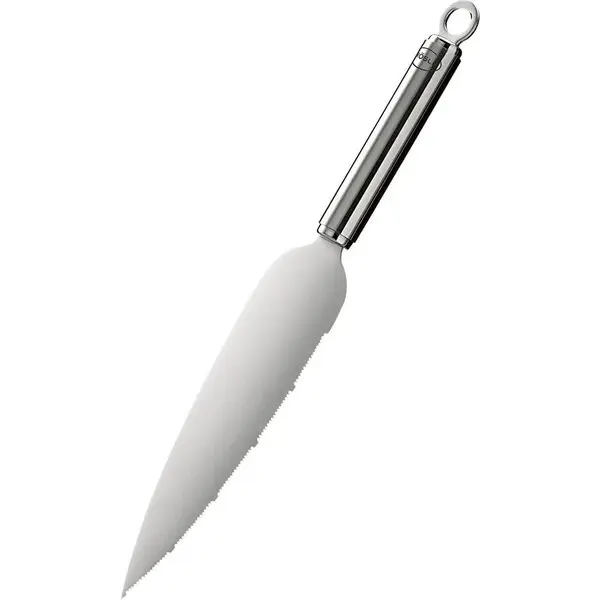 ROSLE Stainless Steel Serrated Pie Server With Ergonomic Handle