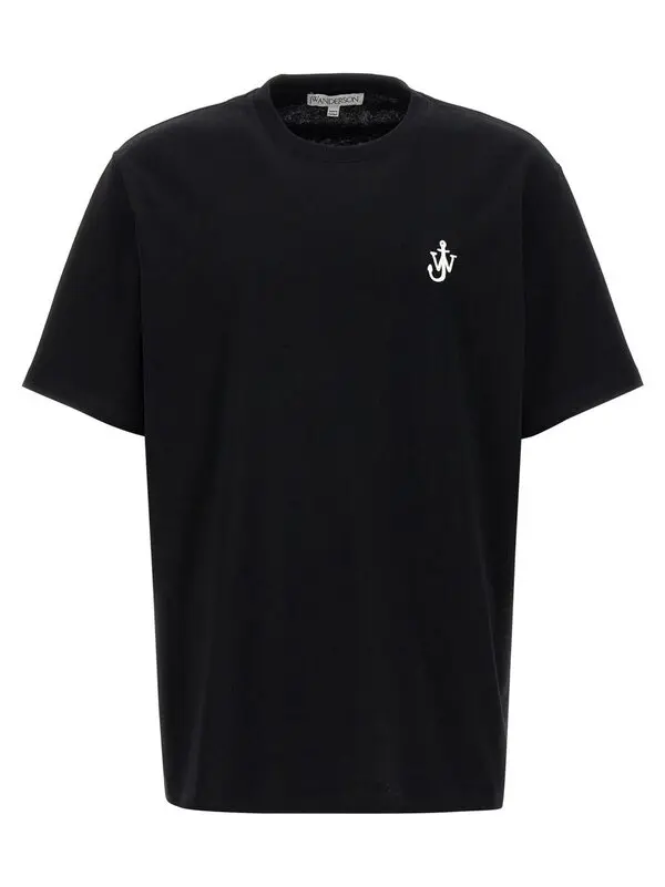 JW Anderson Anchor Embroidery' T-shirt - Multicolor