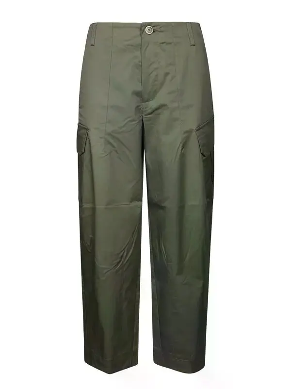 Alpha Studio Cotton-blend Cargo Trousers