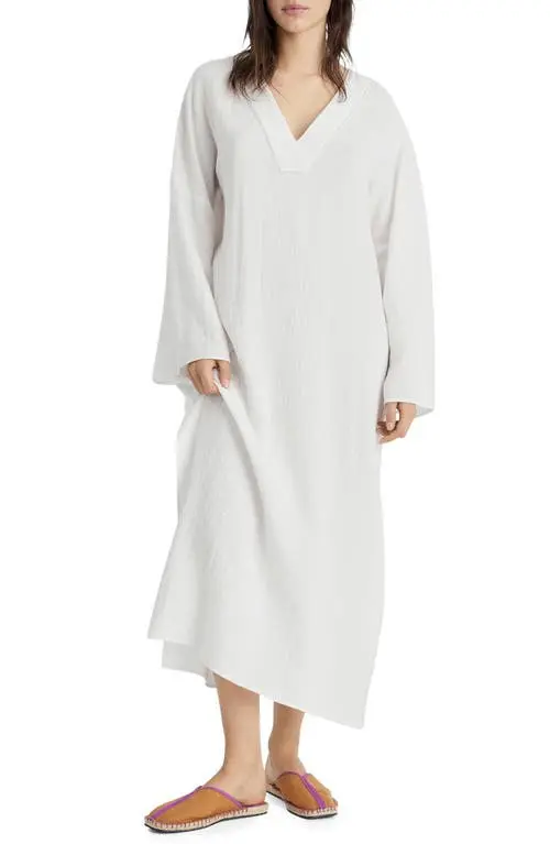 Mango Oversize Cotton Gauze Caftan