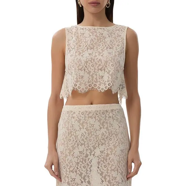 AFRM Caramine Lace Crop Top
