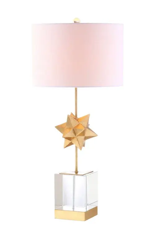 JONATHAN Y Estelle 32" Led Metal/crystal Table Lamp