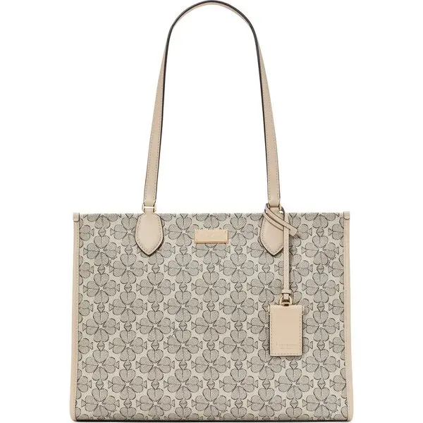 Kate Spade New York Large Floral Spade Tote - Neutral Multi