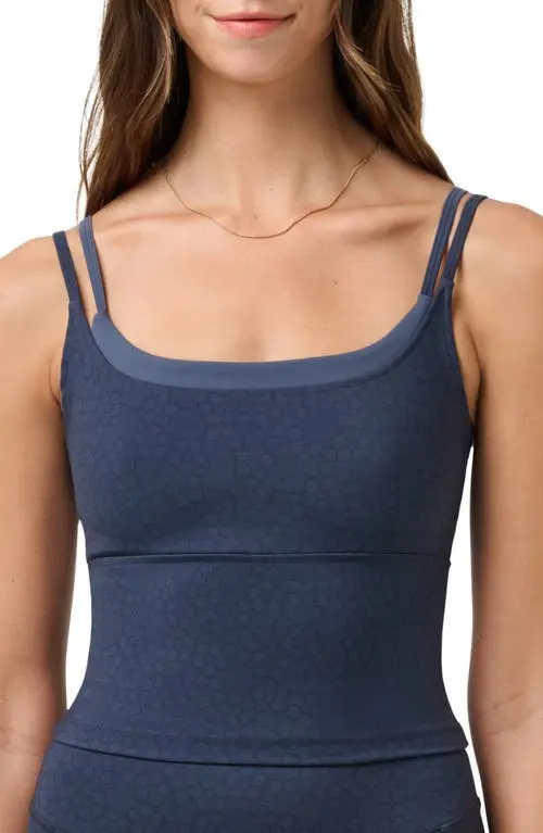 Travis Mathew Move Double Strap Crop Tank