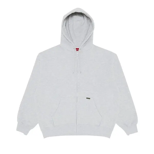 Supreme Work Zip Up Hooded Sweatshirt - Grey