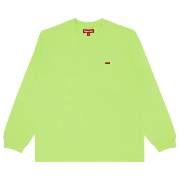 Supreme Small Box Long-sleeve Tee 'bright - Green