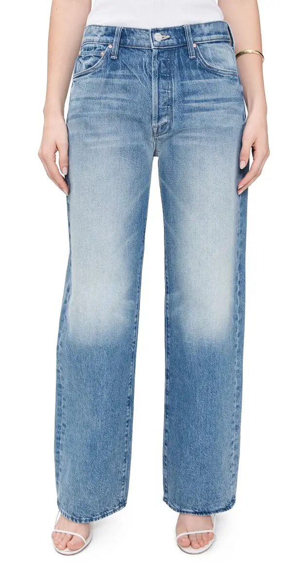 MOTHER The Dodger Button Sneak Jeans - Wipeout