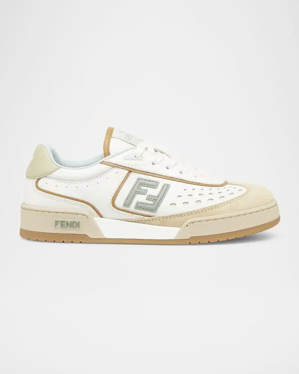 Fendi Match Low-top Sneakers - F1ruy Shell Sienn Mud Rose