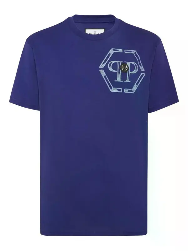 Philipp Plein Hexagon T-shirt - Blue