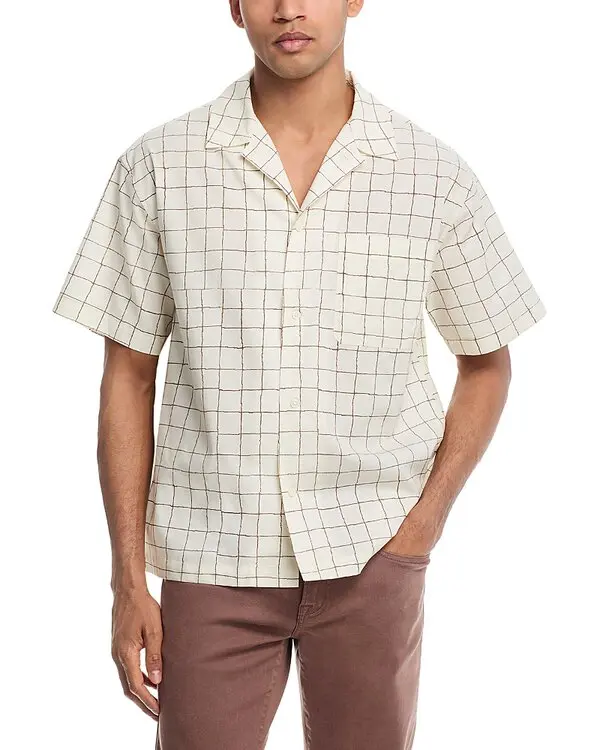 FRAME Regular Fit Vintage Camp Shirt