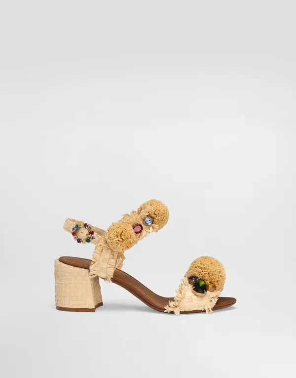 Dolce & Gabbana Keira Embroidered Sandals