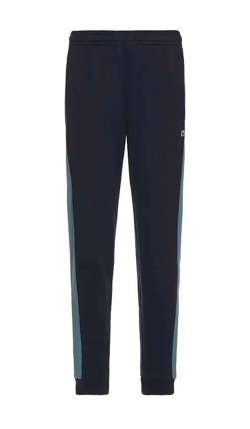 Lacoste Franchise Jogger In Blue - Navy Blue & Limestone