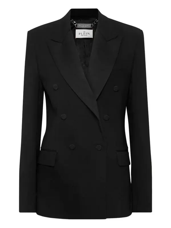 Philipp Plein Double-breasted Blazer - Black