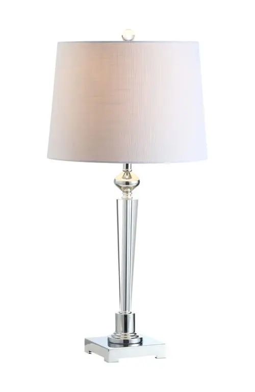 JONATHAN Y Foster 28.25" Crystal Led Table Lamp