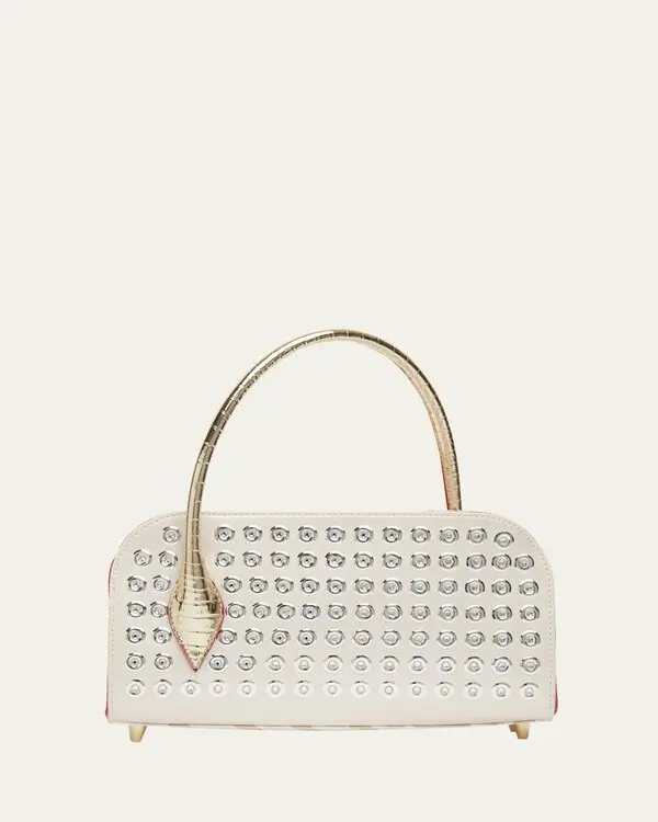 CHRISTIAN LOUBOUTIN Eloise Top-handle Bag With Strass Embellishment