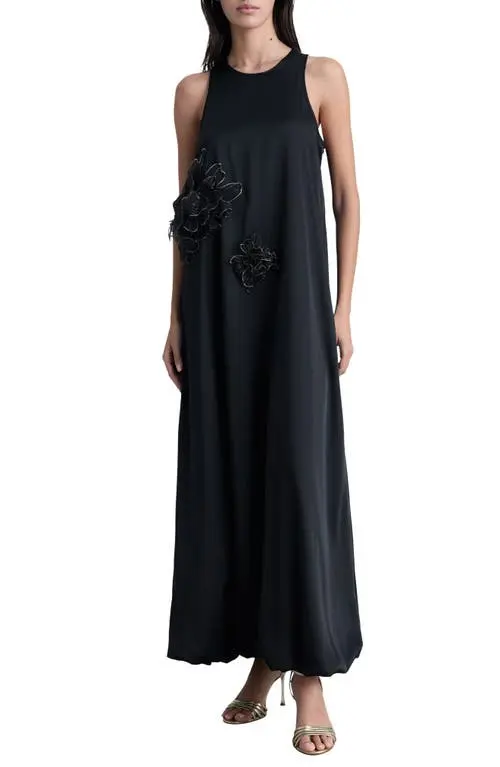 formal dresses long sleeve Ladivine - CD0192 Sheer Bishop Sleeve Gown main image 1