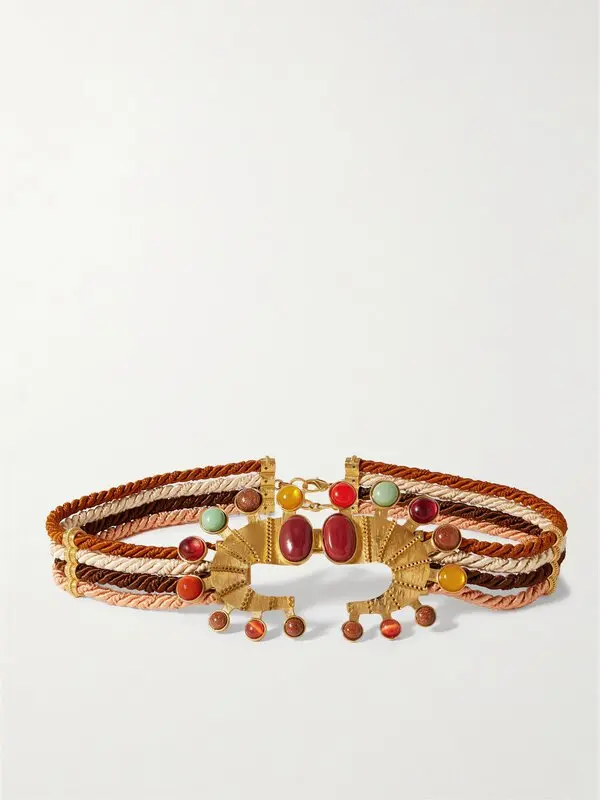 SONIA PETROFF Seahorse Cord Belt