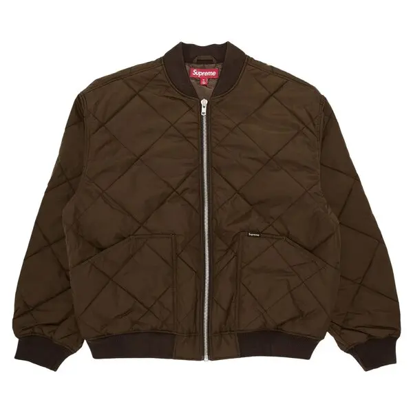 Supreme Aoi Quilted Work Jacket - Brown