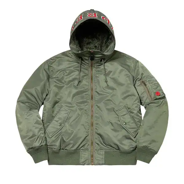 Supreme Hooded MA-1 olive Ｌ Supreme Hooded Ma-1 - Green | Editorialist