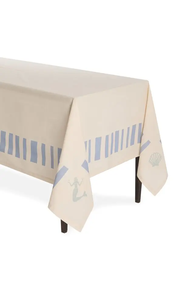MODA DOMUS Riviera Rectangular Cotton Tablecloth