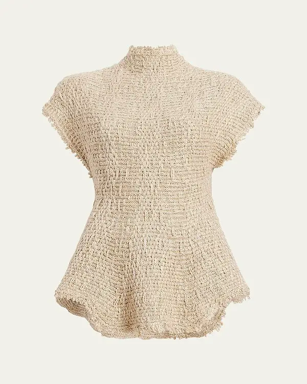 Khaite Gilles Woven Top