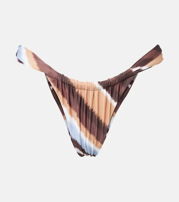 Faithfull The Brand Andez Striped Bikini Bottom - Multicoloured