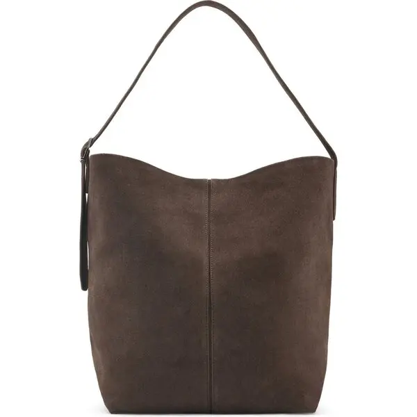 Mango Suede Shopper Bag