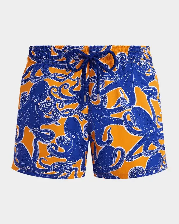 Vilebrequin Poulpes Swim Trunks - Mango