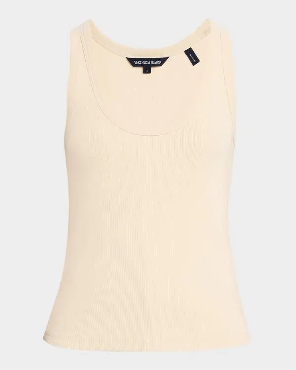 Veronica Beard Birke Tank Top - Limestone