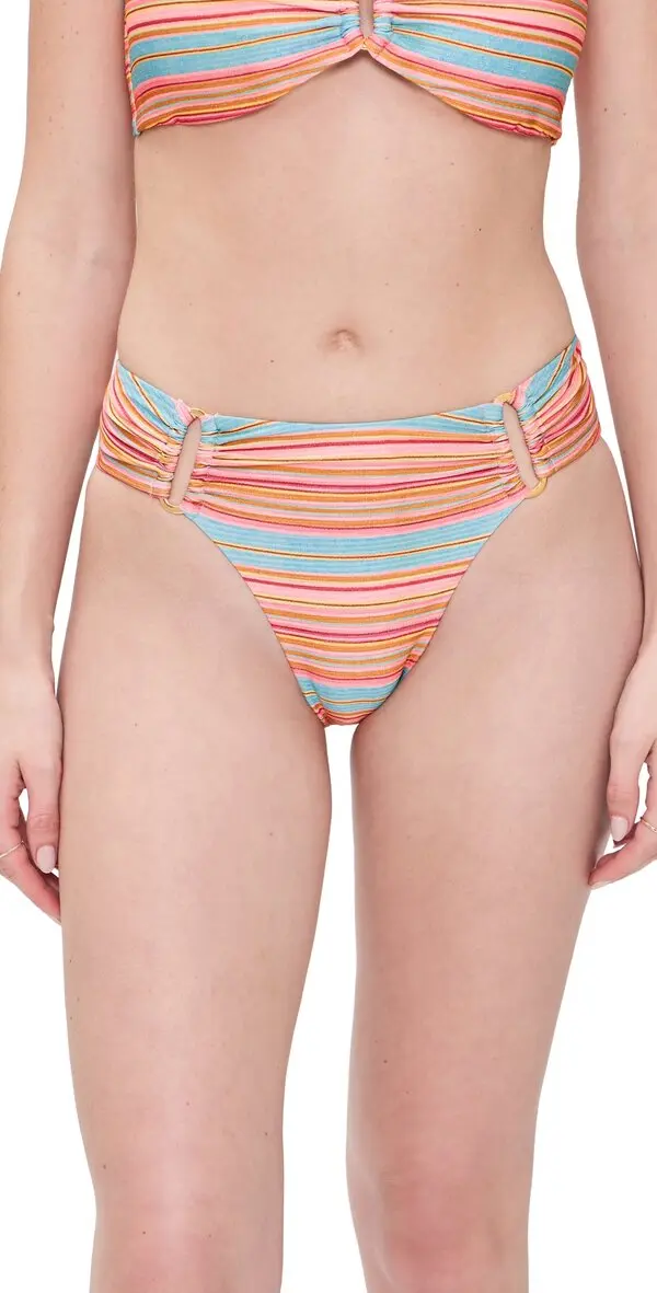 PQ Detail Fanned Bikini Bottoms