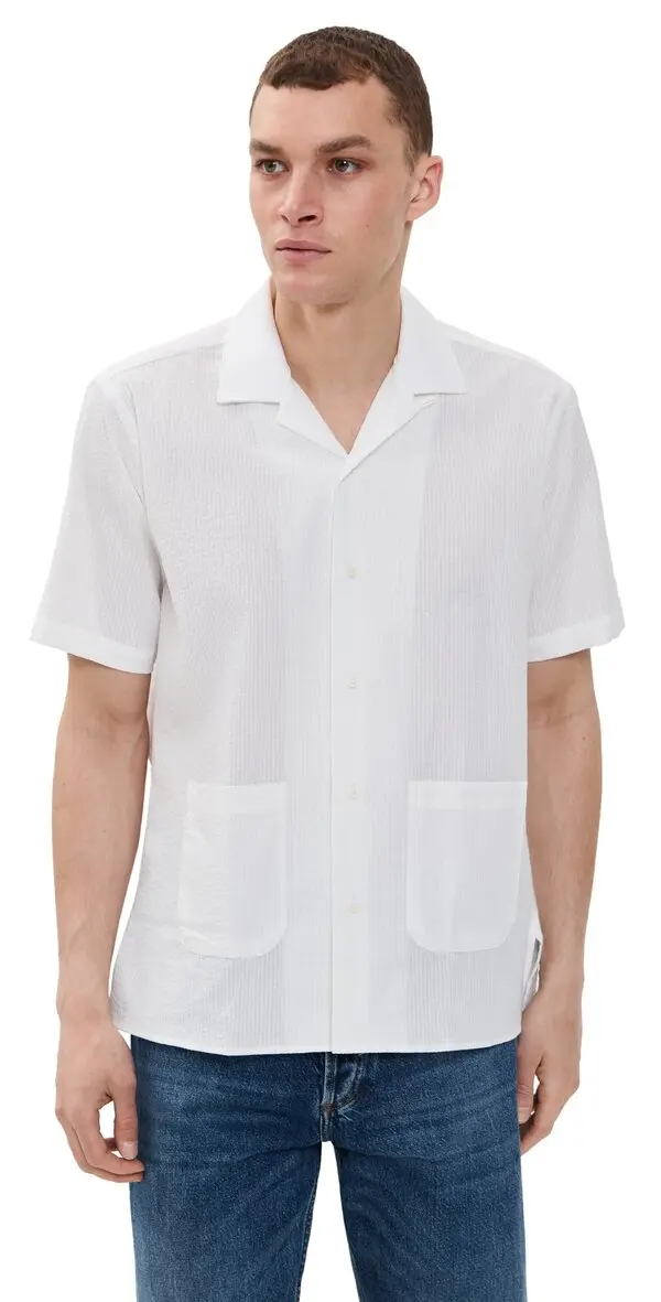 Gitman Bros Seersucker Beach Shirt