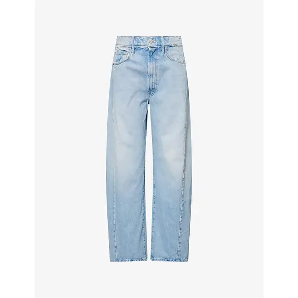 MOTHER The Full Pipe Flood Denim Jeans