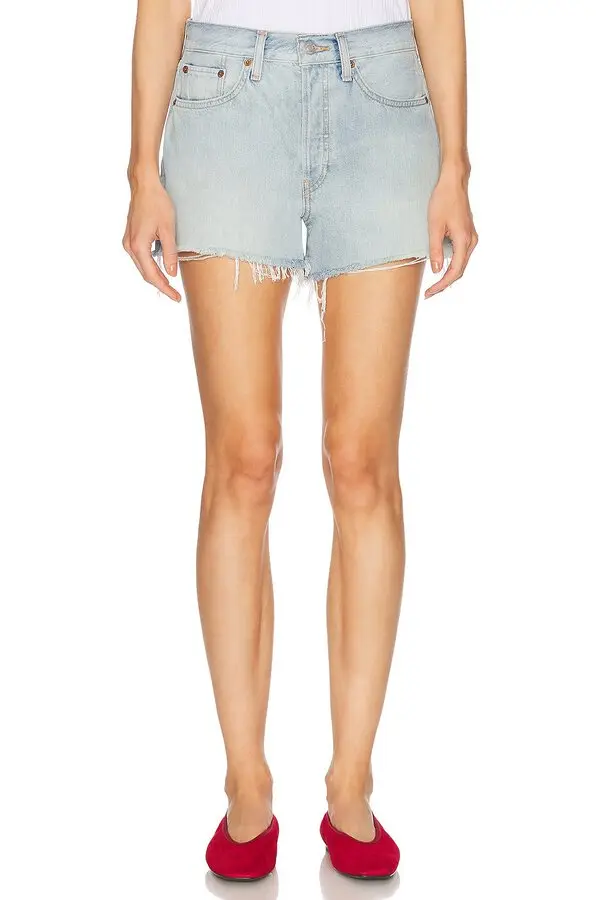 RE/DONE The Easy Rider Denim Shorts