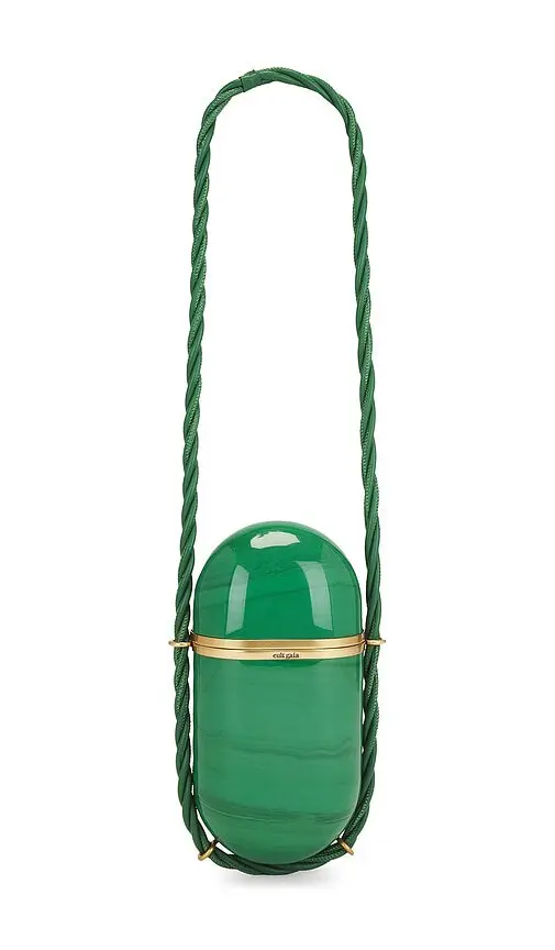 Cult Gaia Amulet Clutch - Deep Basil