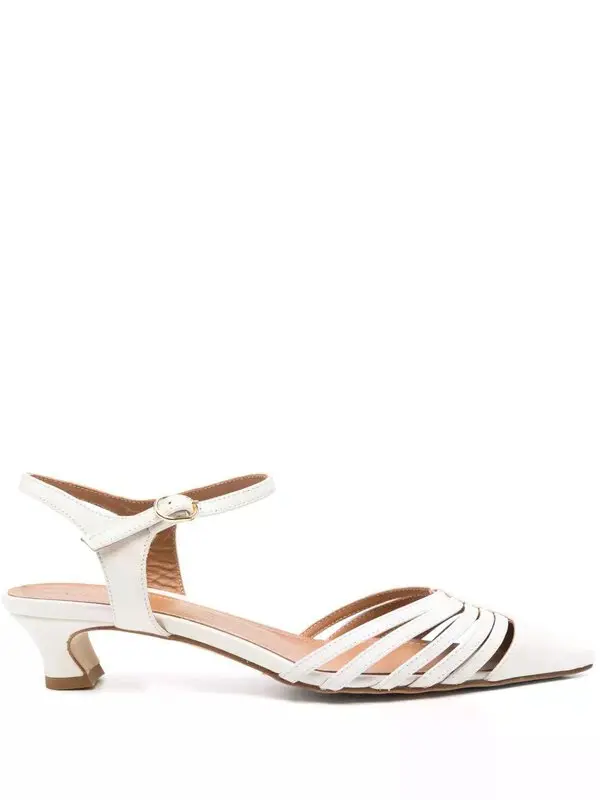 JULIE DEE 40mm Leather Pumps