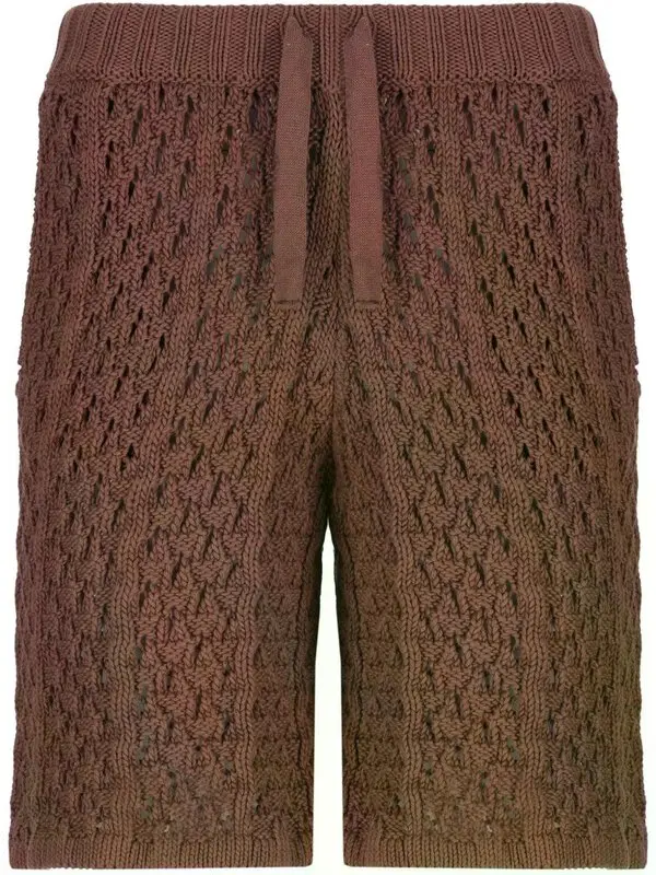LANEUS Knitted Bermuda Shorts