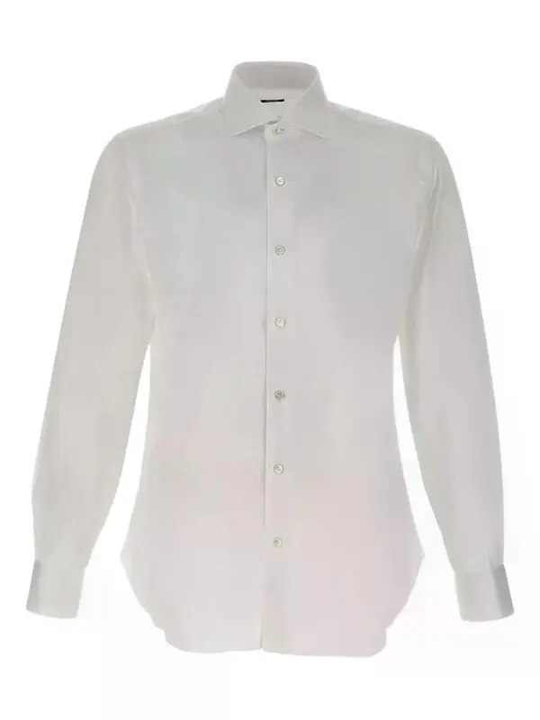 BARBA NAPOLI Cotton Shirt - White