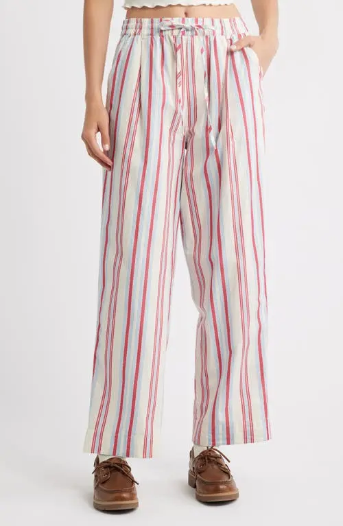 DAMSON MADDER George Stripe Organic Cotton Drawstring Pants