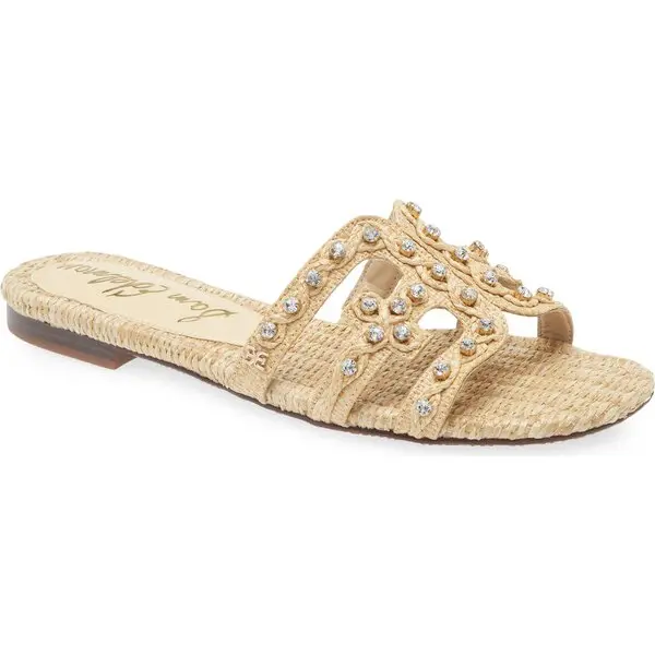 Sam Edelman Bay Jewel Slide Sandal - Bleached Beechwood