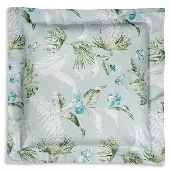 DEA LUXURY LINENS Canarie Printed Sateen Euro Sham
