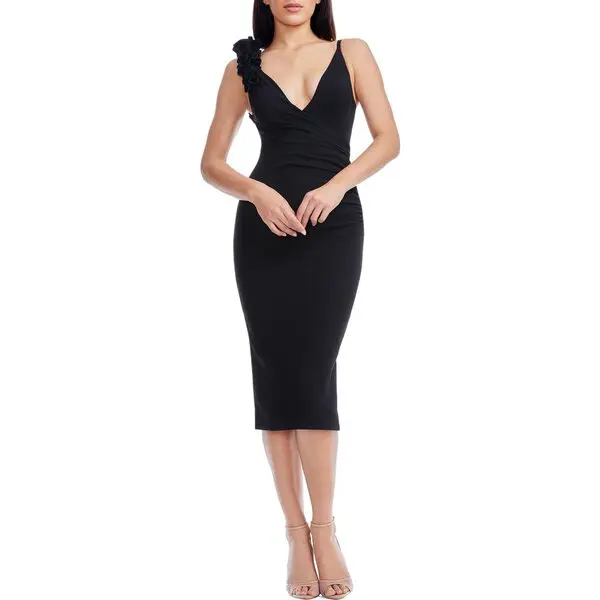 Dress The Population Nissa Body-con Midi Dress