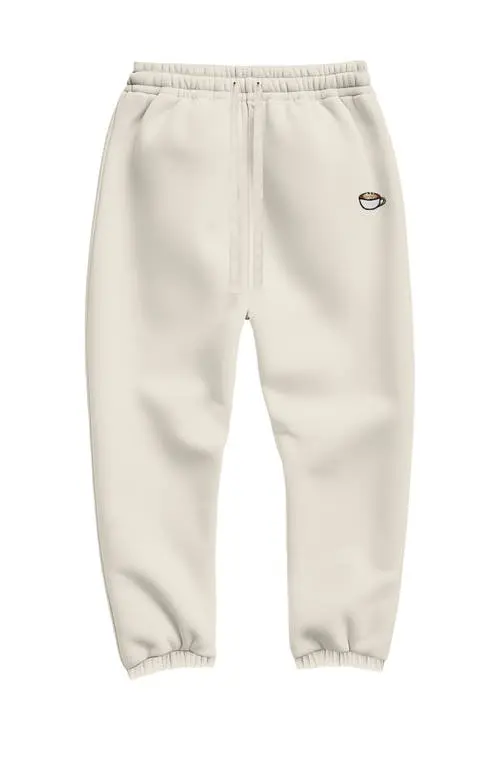 DALIX Midweight Fleece Relaxed Sweatpant - Bone