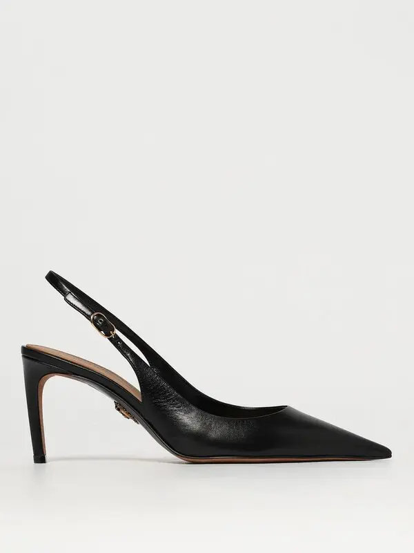 Dolce & Gabbana Pointed Toe Slingback Pumps - Black