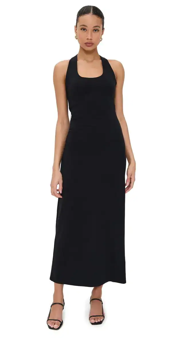 Reformation Ellie Knit Maxi Dress - Black | Editorialist