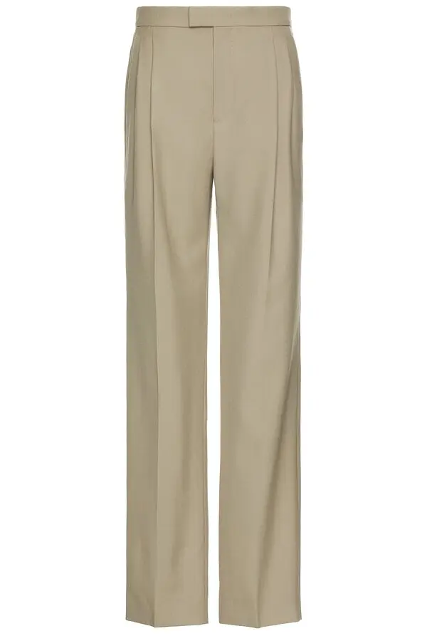 Valentino Garavani Pleated Virgin Wool Pant