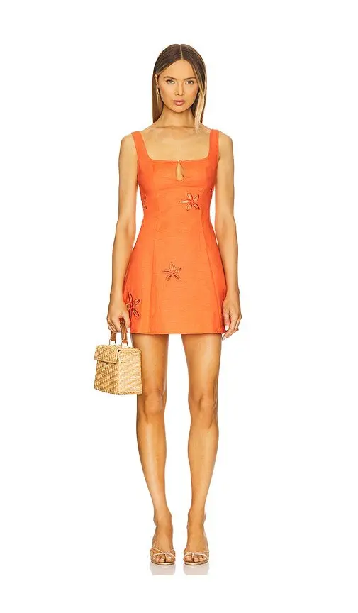 SNDYS Flora Mini Dress - Volcanic